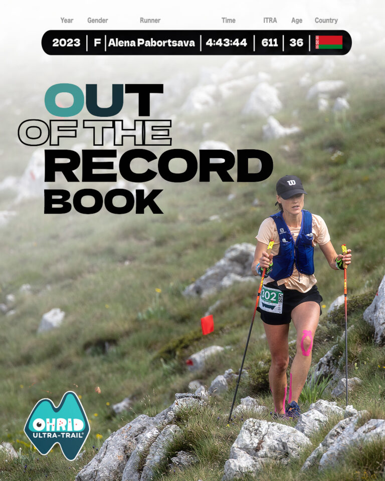 OUT of the Record Book - Alena Pabortsava - Ohrid Ultra-Trail®